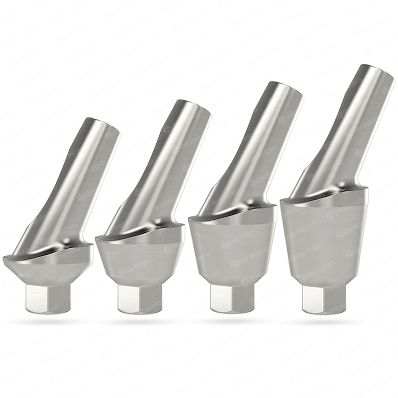25° Angled Titanium Shoulder Abutment For Dental Implant - Internal He ...
